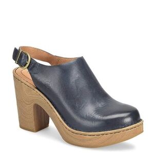 Born | Shoes | Born The Calypso Leather Slingback Clogs Womens Sz 1 New ...